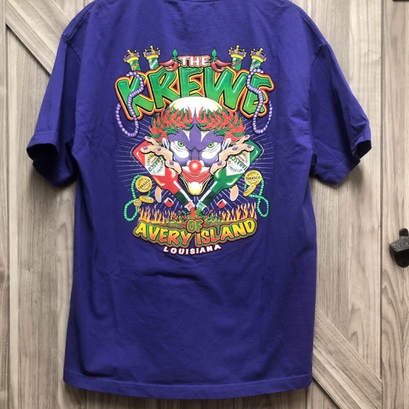 Shirts | Purple Mardi Gras Tabasco Shirt | Poshmark